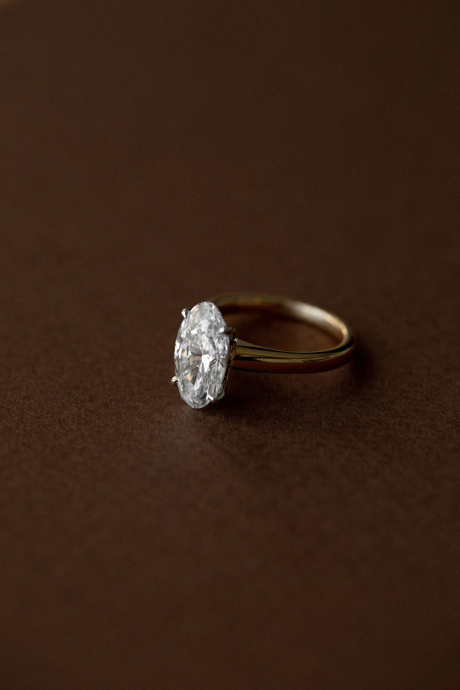 3.01 ct Moval Solitaire – June Rings