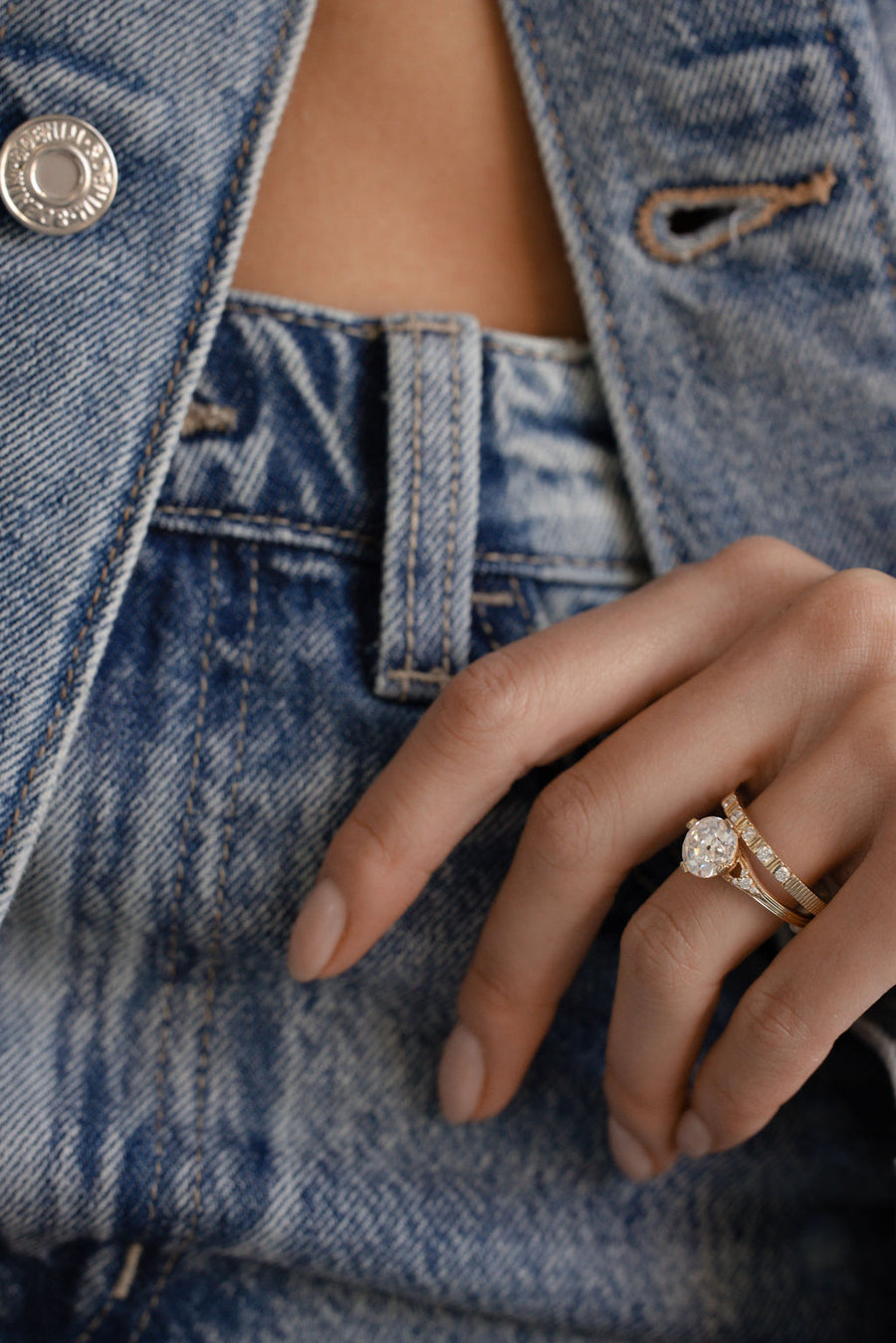 Dahlia Tab Prong | Euro Cut – June Rings