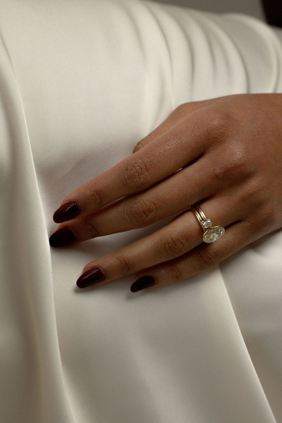 Oval Toi et Moi Set | OAK – June Rings