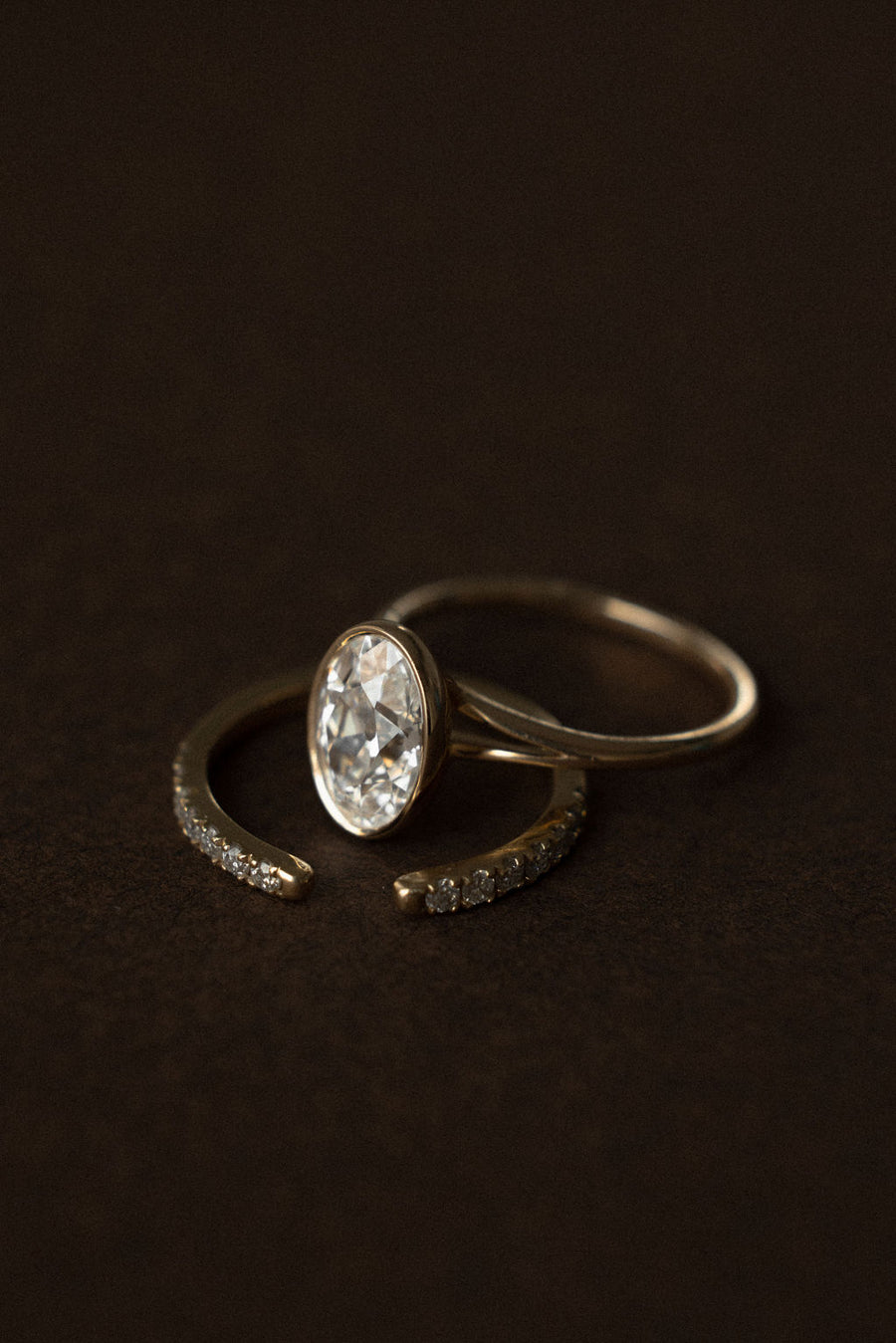 Fleur | Antique Cut || Oval – June Rings