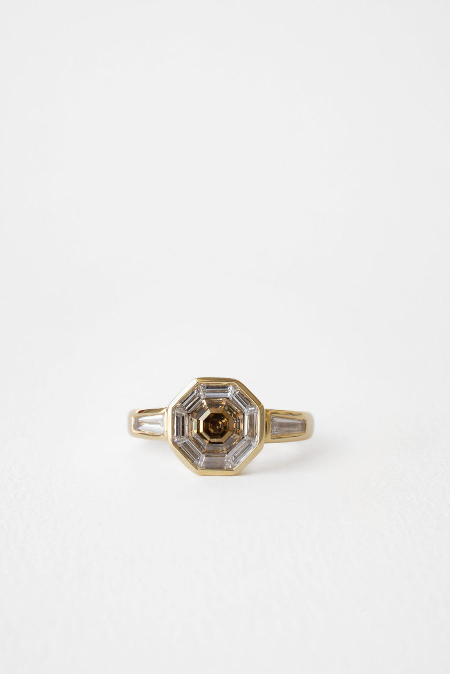 Art Deco Champagne Octagon OAK – June Rings