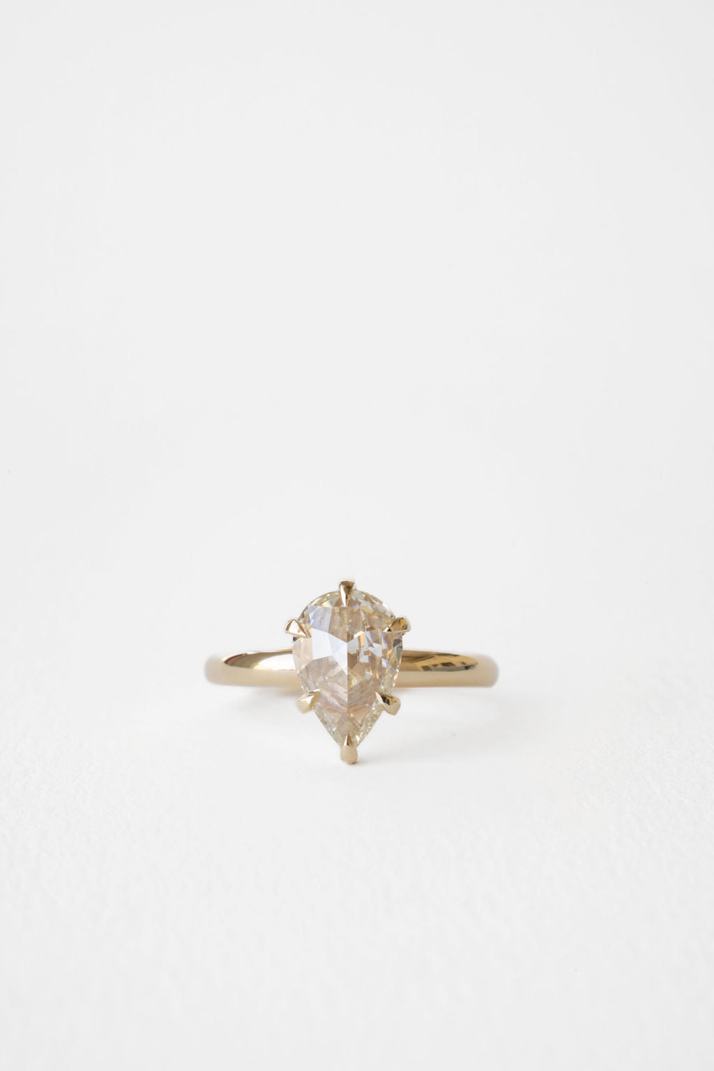 Champagne Rose Cut Pear – June Rings