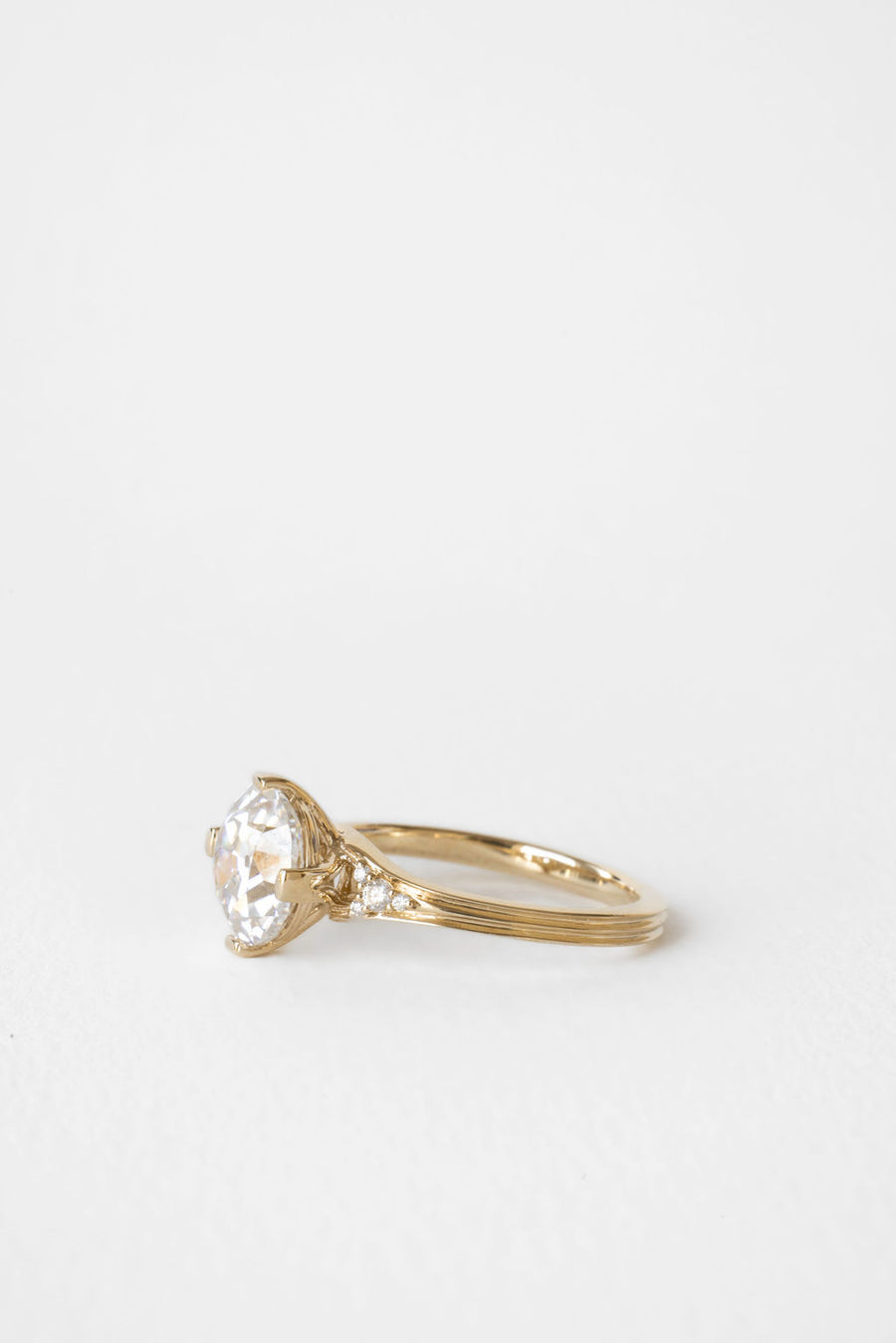 Dahlia Tab Prong | Euro Cut – June Rings