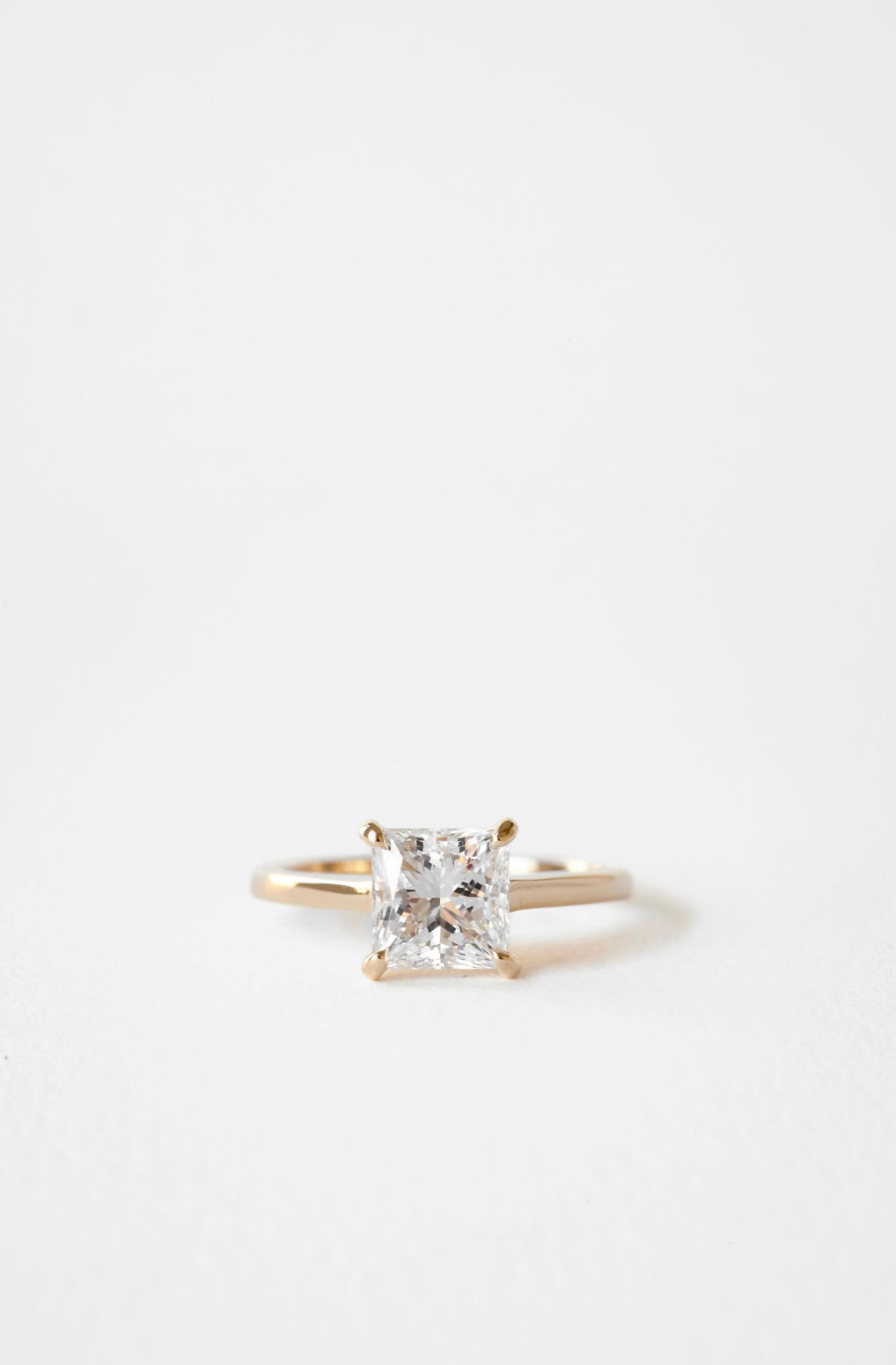 June Solitaire || Princess – June Rings